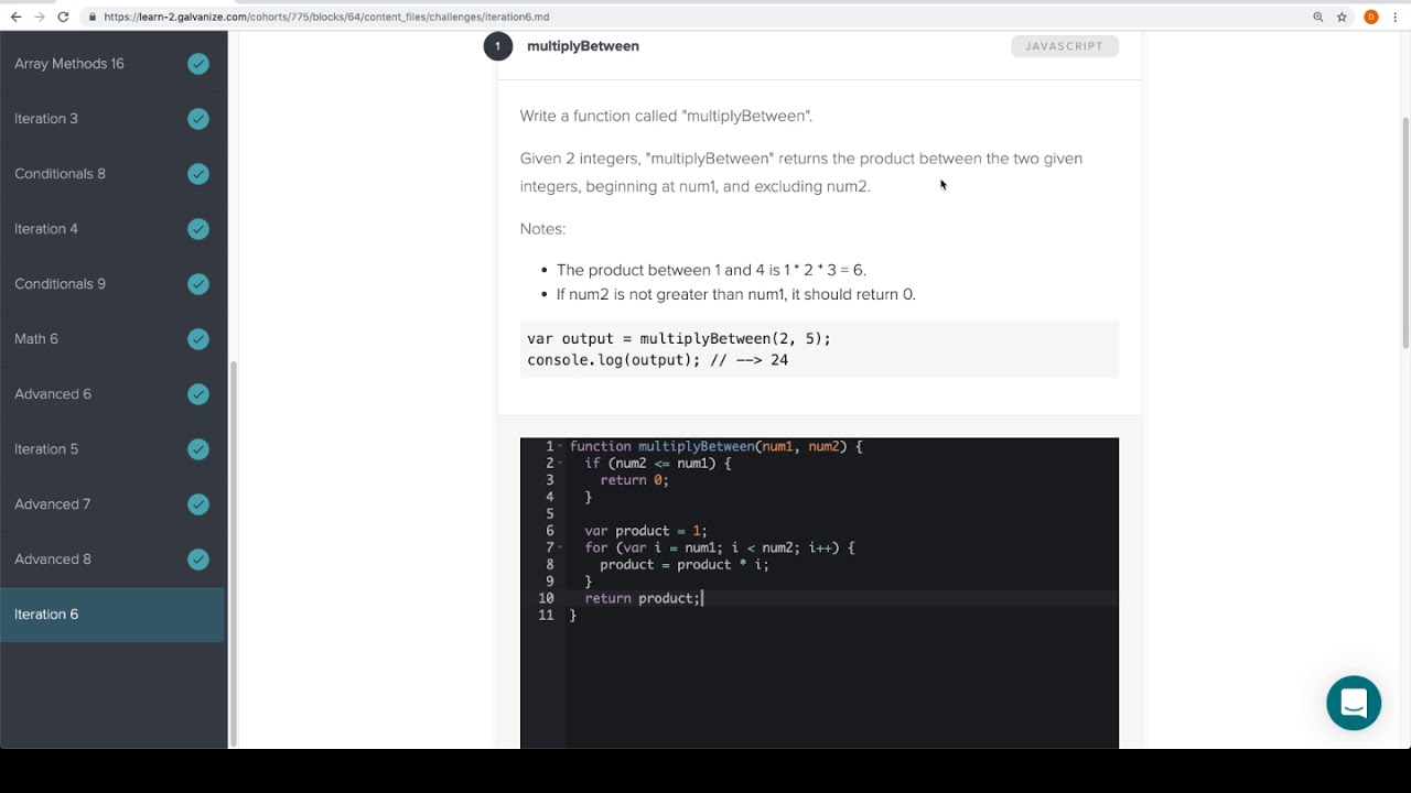 Module 1 - Iteration 6