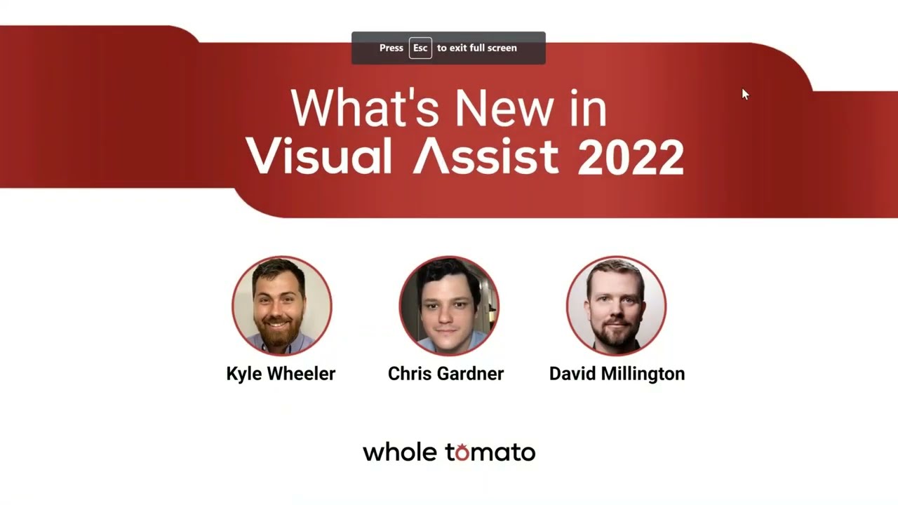 What's New in Visual Assist 2022 [Webinar Recording]