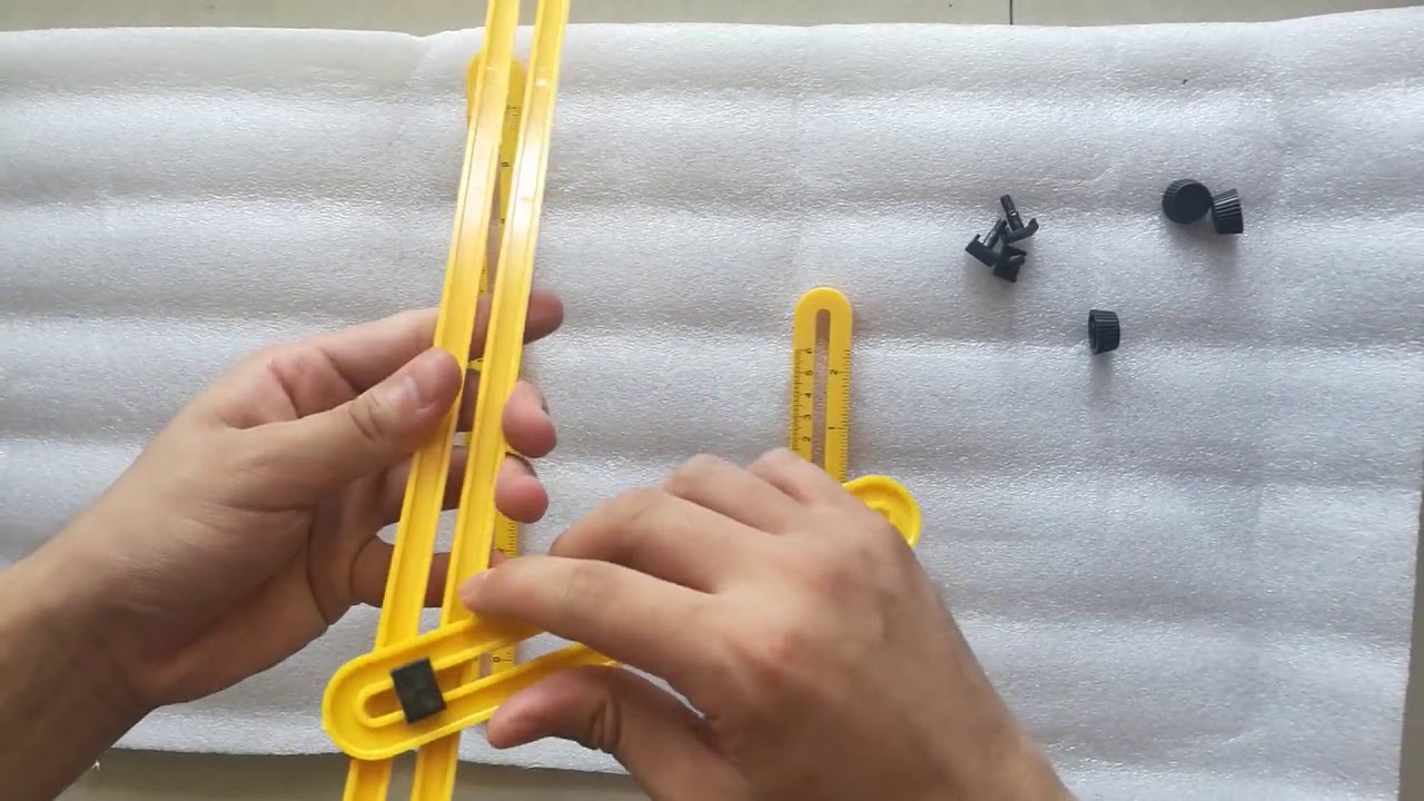 Multifunctional folding ruler