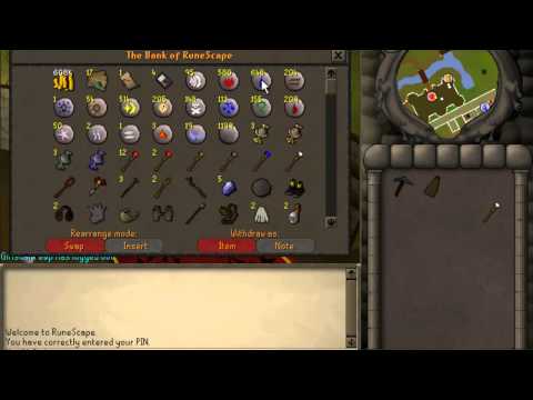 2007scape: Lunar Diplomacy, Swan Song, Legends, and Kings Ransom - Bank Video+Organization