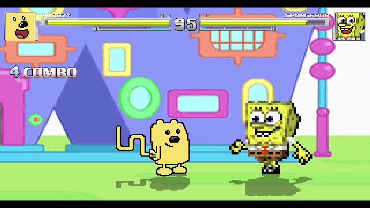 Mugen Request Wubbzy VS Spongebob