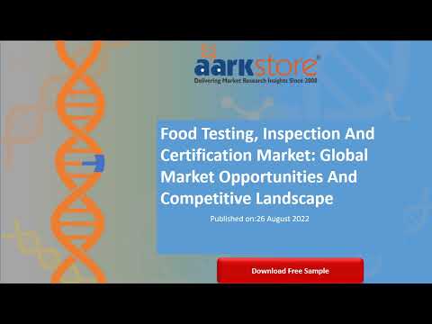 Food Testing, Inspection And Certification Market Global Market Opportunities And Competitive Landsc