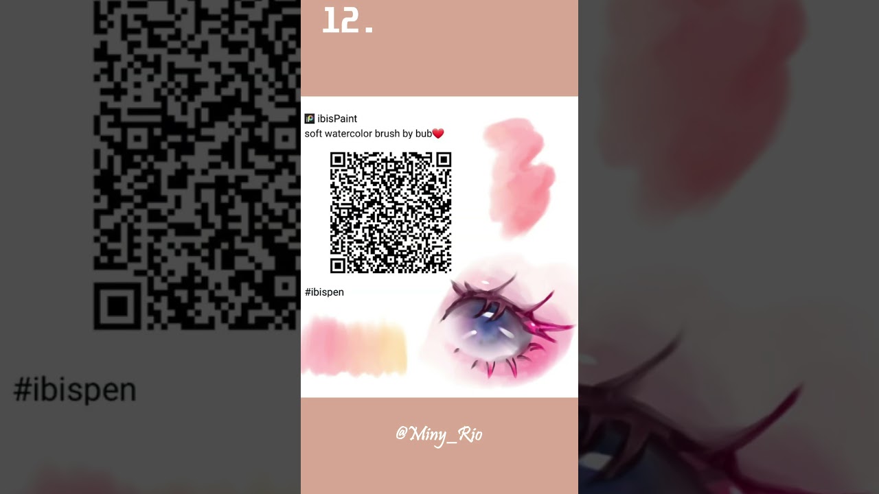 Ibis paint blending  brushes qr codes new  #ibis #ibispaintbrushes #art #digitalartbrushes #qrcodes