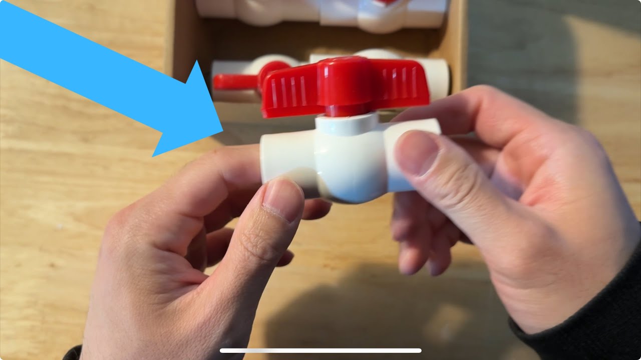 QUICK LOOK at these 1/2in PVC ball valves