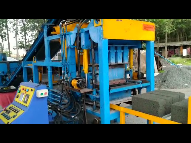 Stationary Type Concrete Block Making Machine - Stationary Concrete ...