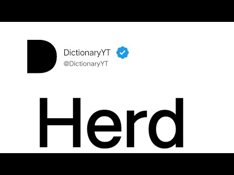 Herd Meaning in English