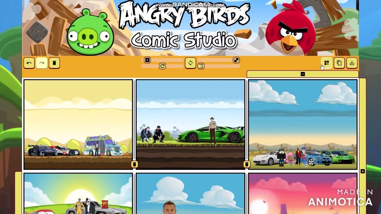 Creating a Loading Screen Image in Comic Studio (Starting with Angry Birds)