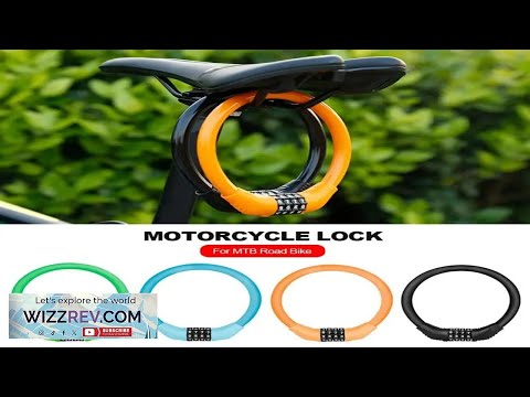 4 Digital Code Anti Theft Bicycle Cable Lock Stainless Steel Security Locks Portable Review