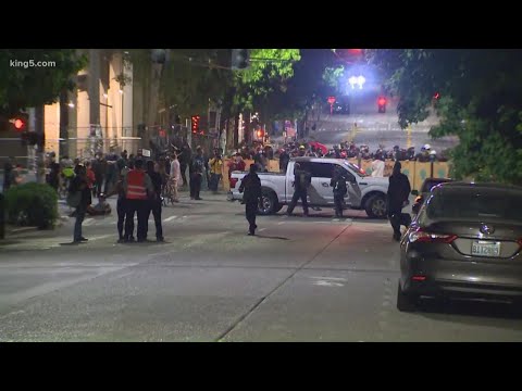 Protesters march on Capitol Hill in Seattle