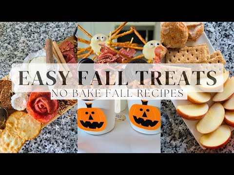 🍂EASY FALL FOODS | FALL APPETIZERS AND DESSERTS | MUST TRY RECIPES | FALL TREATS