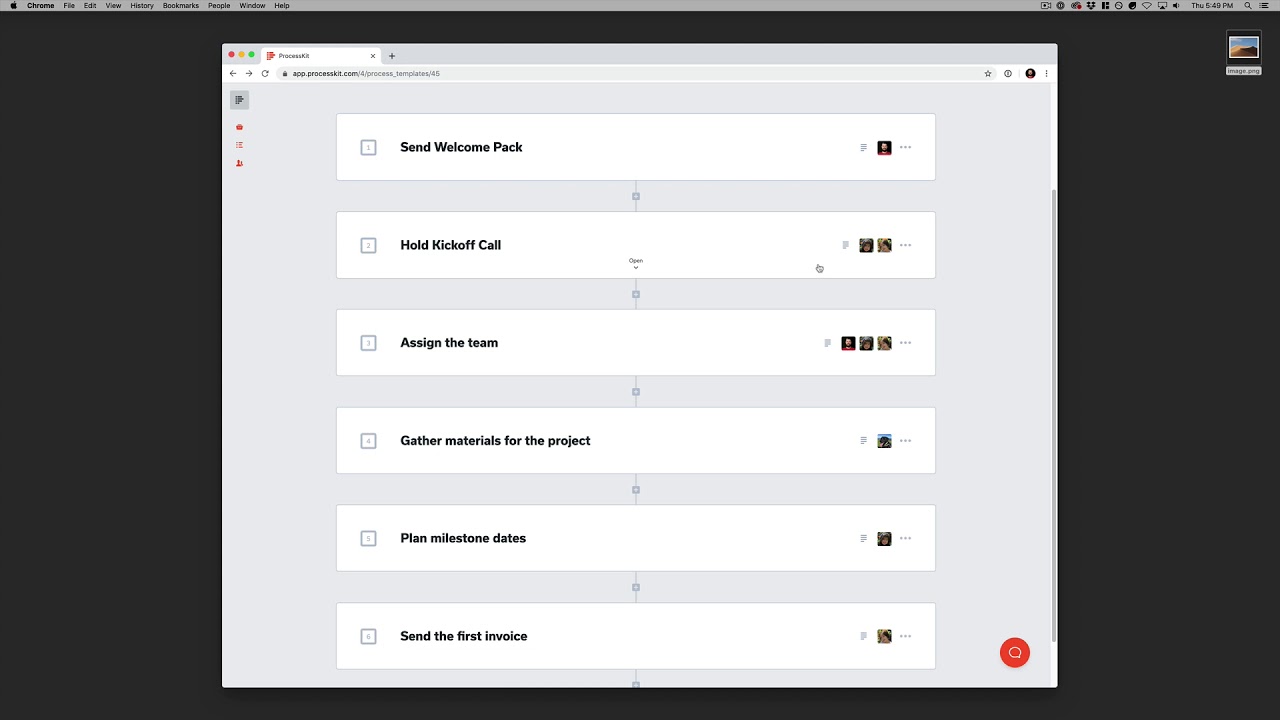 Process Templates in ProcessKit