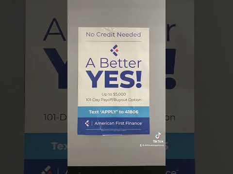 American First Finance Option