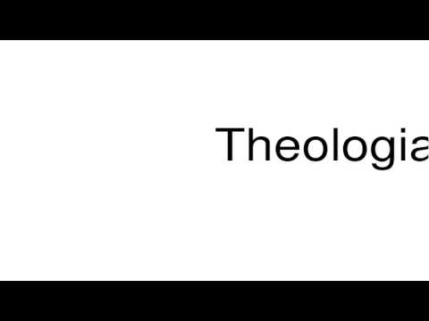 How to pronounce Theologian