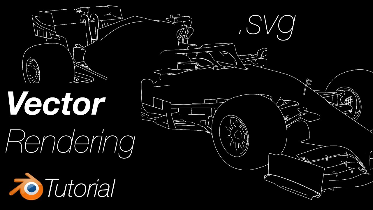 [3.3] Blender Tutorial: 3D Model to SVG Image, Vector Graphics