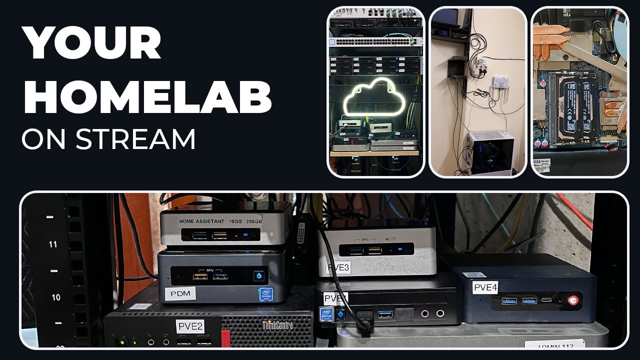 Today’s Homelab Showcase: Community Racks, Stacks, and Chaos