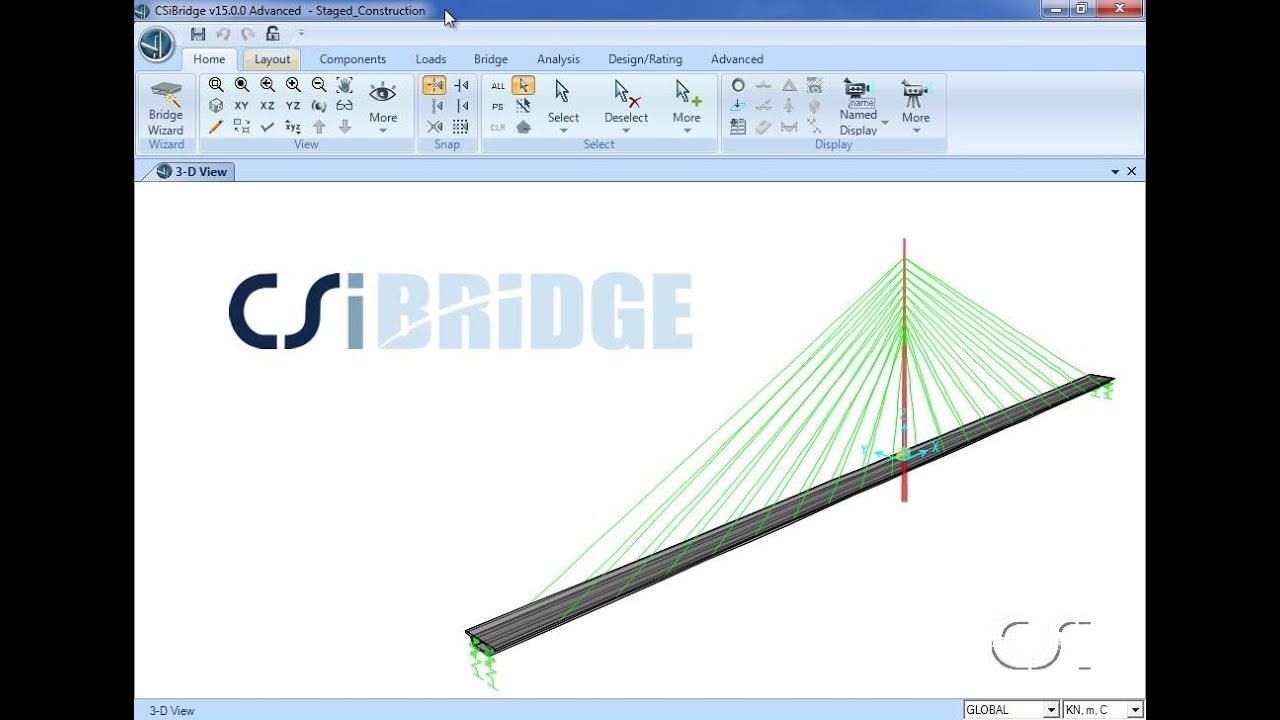 CSiBridge - 07 Staged Analysis: Watch & Learn