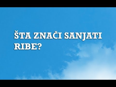 Sanjarica | Sanovnik | Šta znači sanjati Ribe