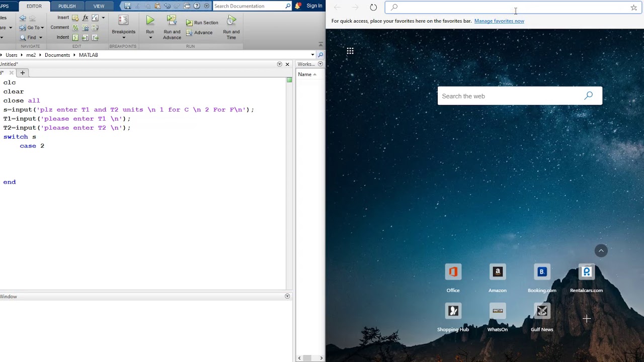 MATLAB Lecture#5 User Defined Functions