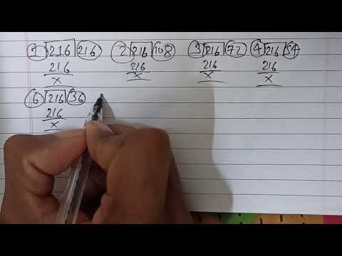 factors of 216