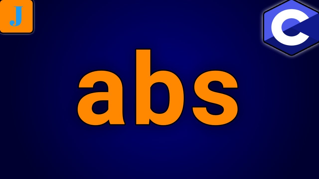 Absolute Value Function abs() | C Programming Tutorial