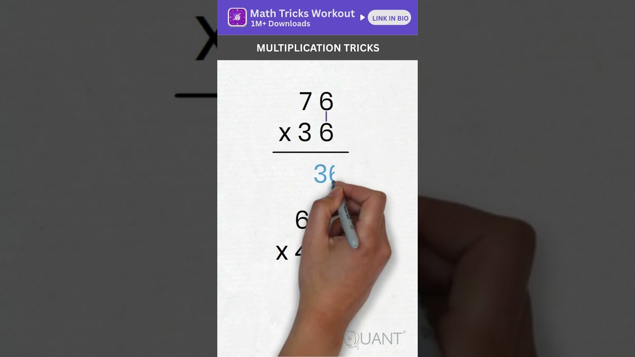 Math Tricks - Multiplication tricks - Simplification Tricks - Mental Math Tricks - Easy Math Hacks