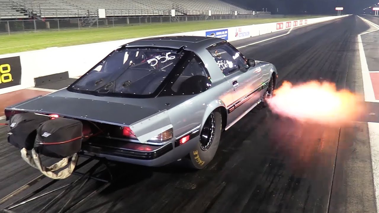 Rotary Powered MONSTER - RX7 Runs a 7.6 at 179mph