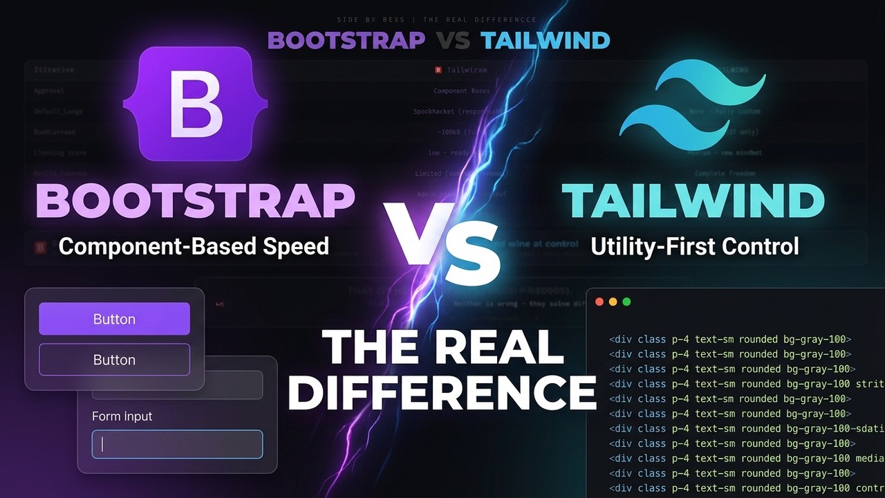 Choose Bootstrap or Tailwind? Watch This First