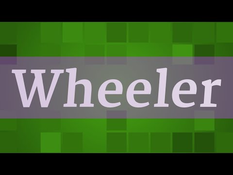 WHEELER pronunciation โข How to pronounce WHEELER