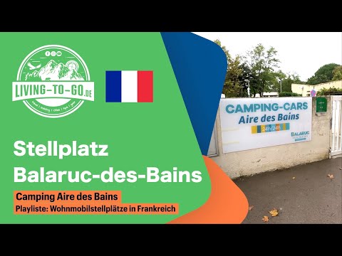Camping Aire des Bains. Schöner Platz, nicht weit von der spanischen Grenze.