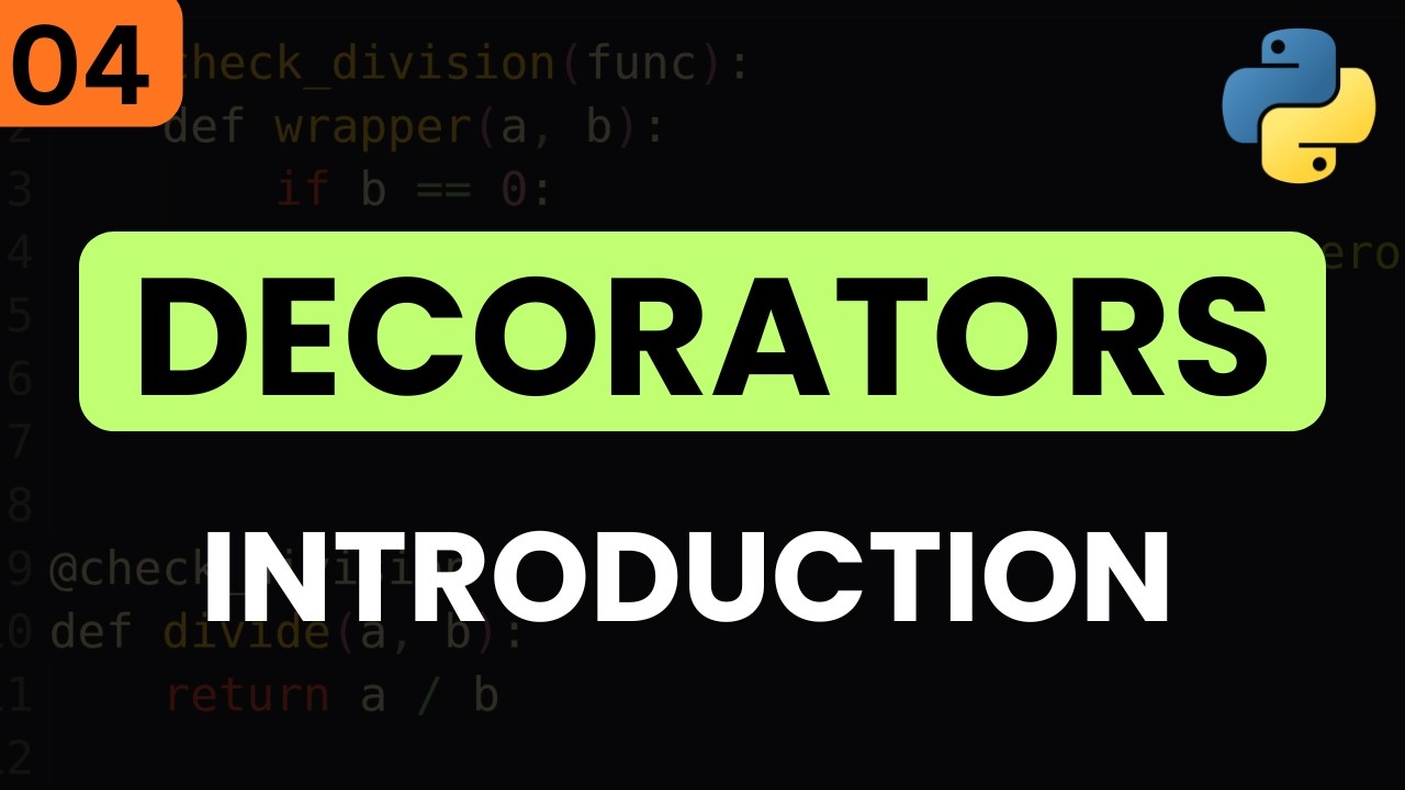 Python Tutorials - Decorators Part 1 | Introduction | Functions | Example