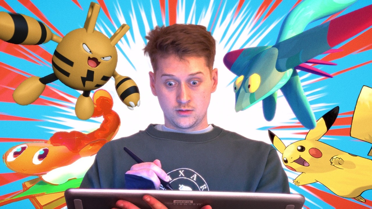 I made 3D Pokémon in 1 hour (with PRO artists!!!)