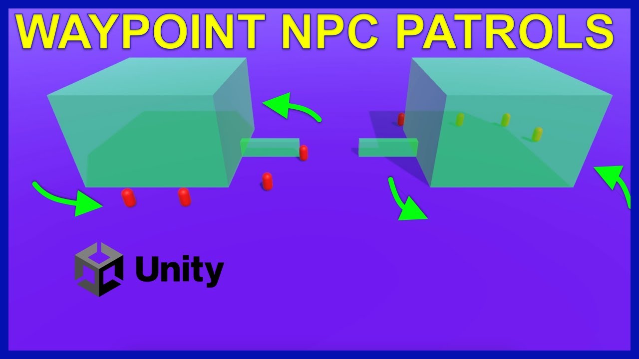 NPC Waypoint Navigation Patrol - Unity Game Dev Tutorial
