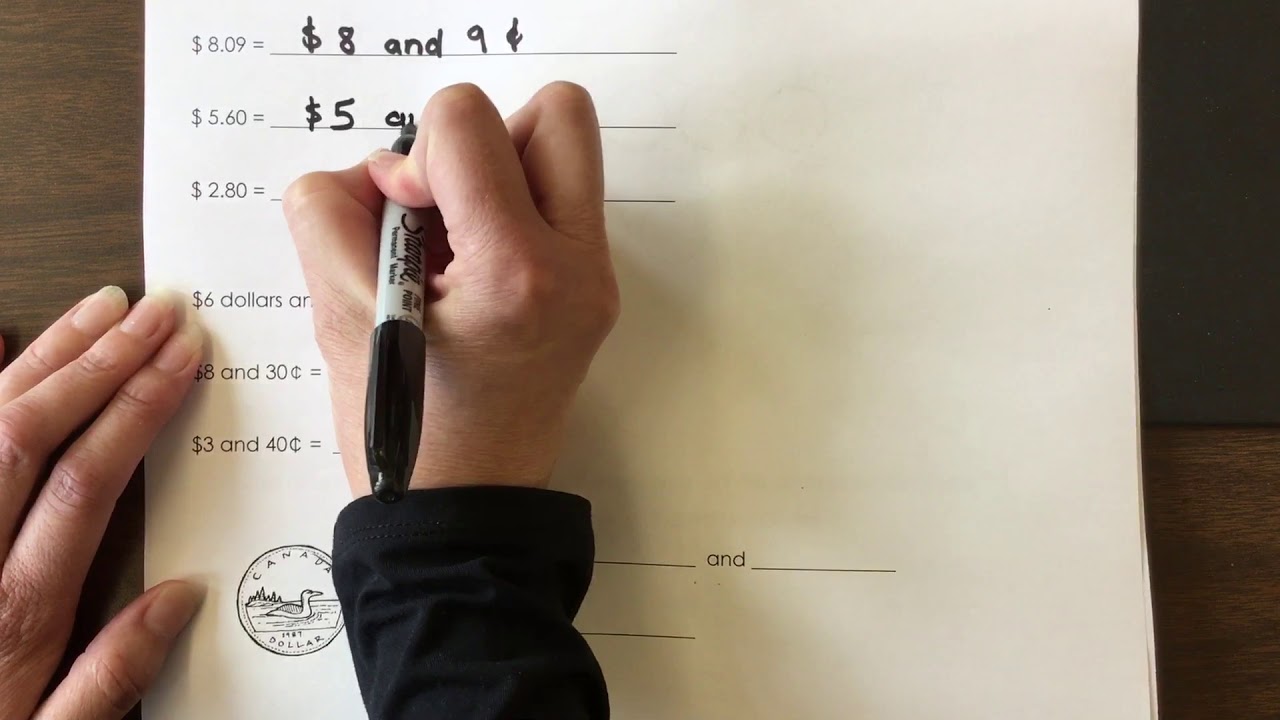 Julia L Explains Dollars and Cents Notation