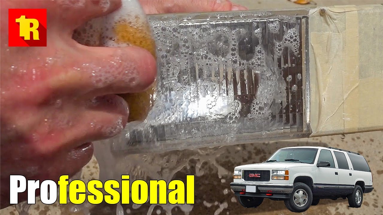 This Is PROFESSIONAL AND PERMANENT HEADLIGHT RESTORATION!!