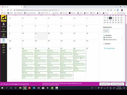 Canvas Calendar