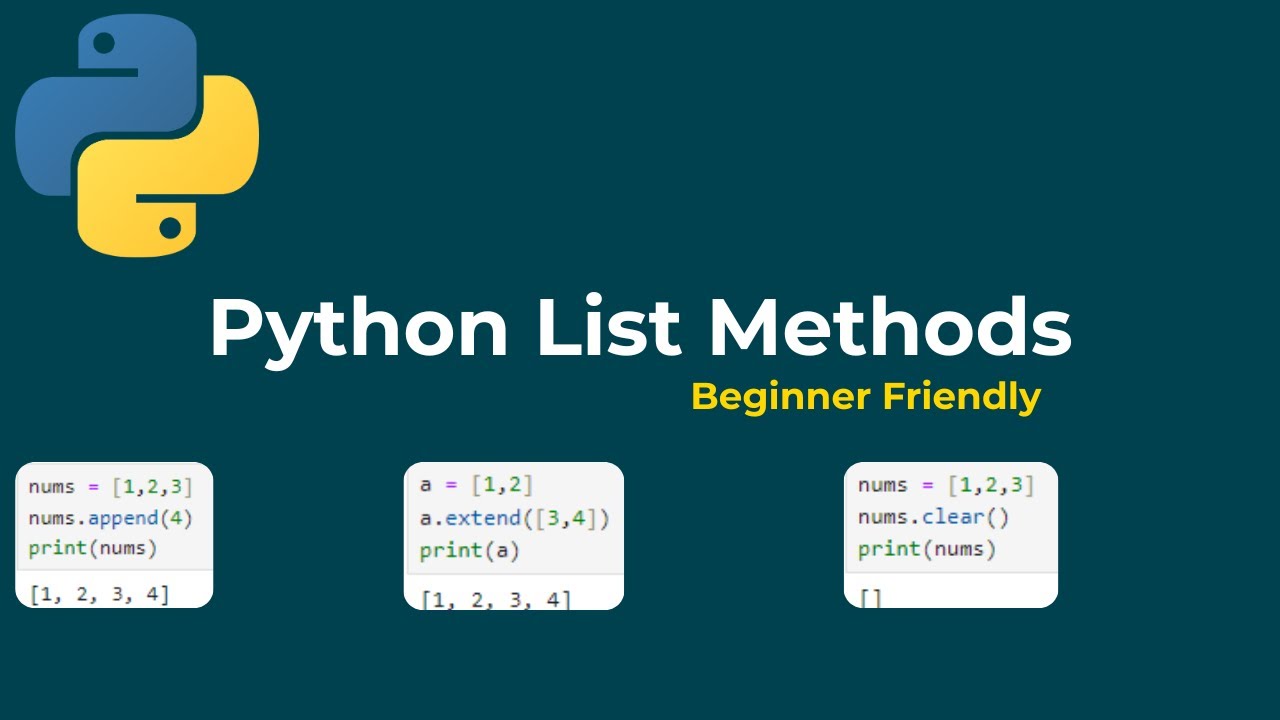 Python Lists Tutorial | All Built-in Methods Explained Simply