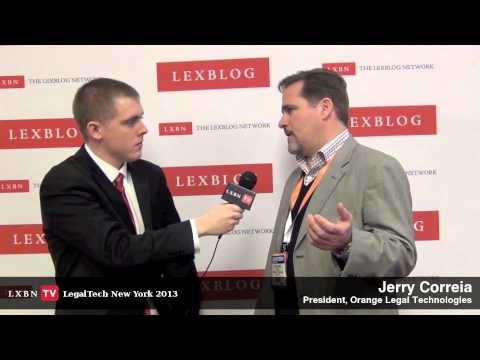 Corporations' Increased Control in E-Discovery Process Shaping the Marketplace—Jerry Correia