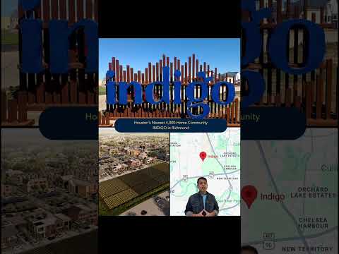 Houston’s Newest 4,000-Home Community Is HERE | Indigo in Fort Bend #realestate #houston