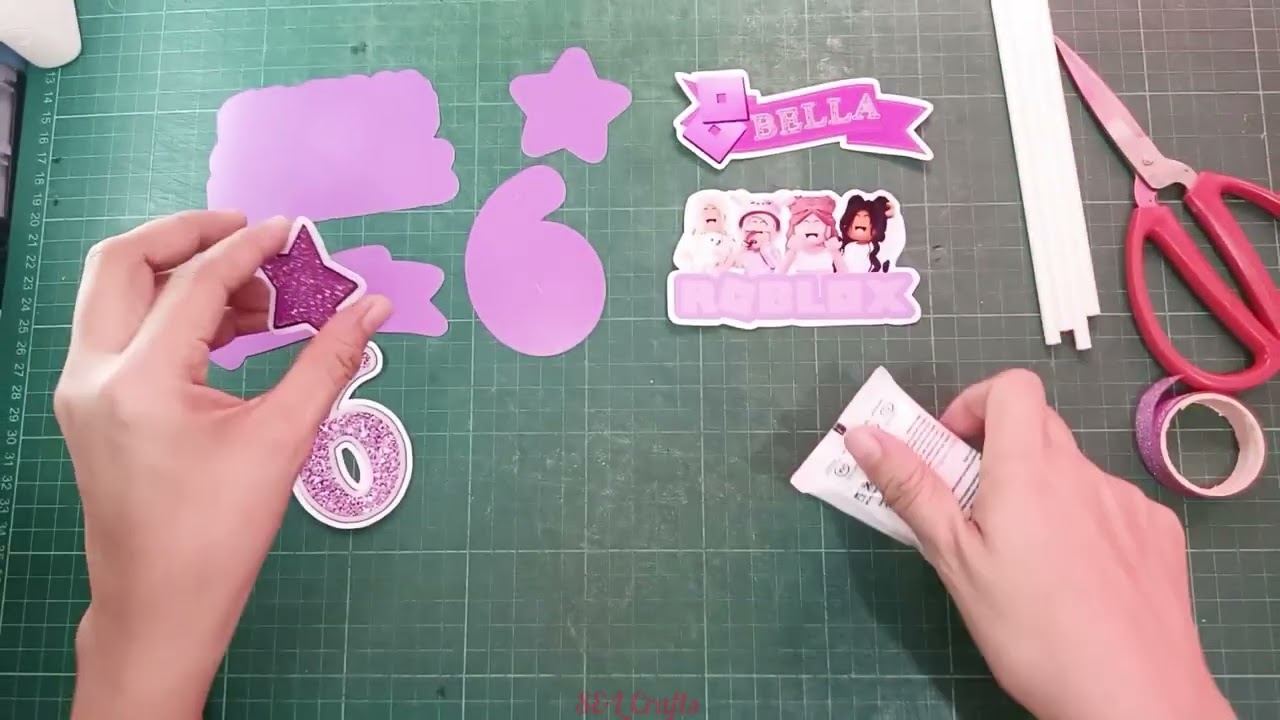 How to make a Roblox Cake Topper | DIY | Step by step