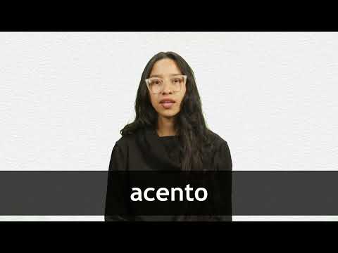 English Translation of “ACENTO” | Collins Spanish-English Dictionary