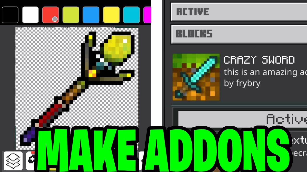 How To Make Addons For Minecraft Bedrock Edition! - Tutorial