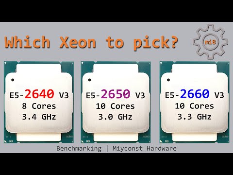 Testing Xeon E5-2660 V3 | E5-2650 V3 | E5-2640 V3