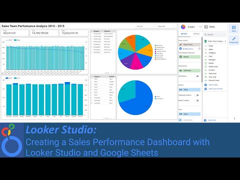Looker Studio: Creating a Sales Performance Dashboard with Looker Studio and Google Sheets