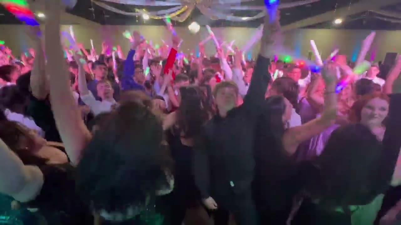 Massive high school prom — DJ gig log