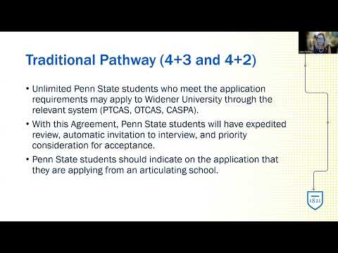 Lions Align: Penn State University and Widener University Admissions Agreement