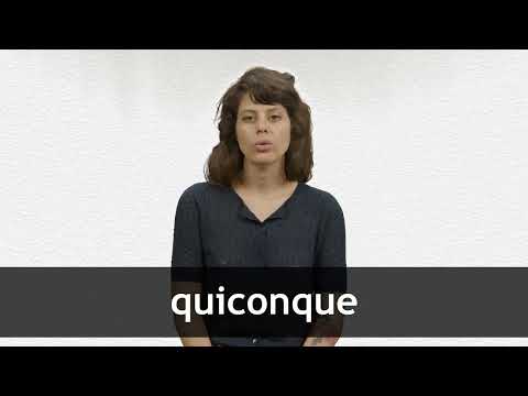 English Translation of “QUICONQUE” | Collins French-English Dictionary