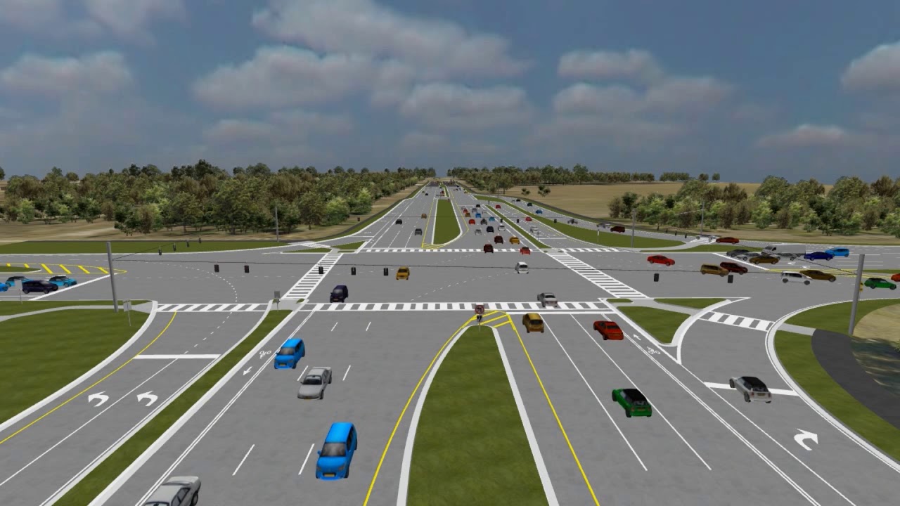 How to drive SR 82  Continuous Flow Intersection (CFI)