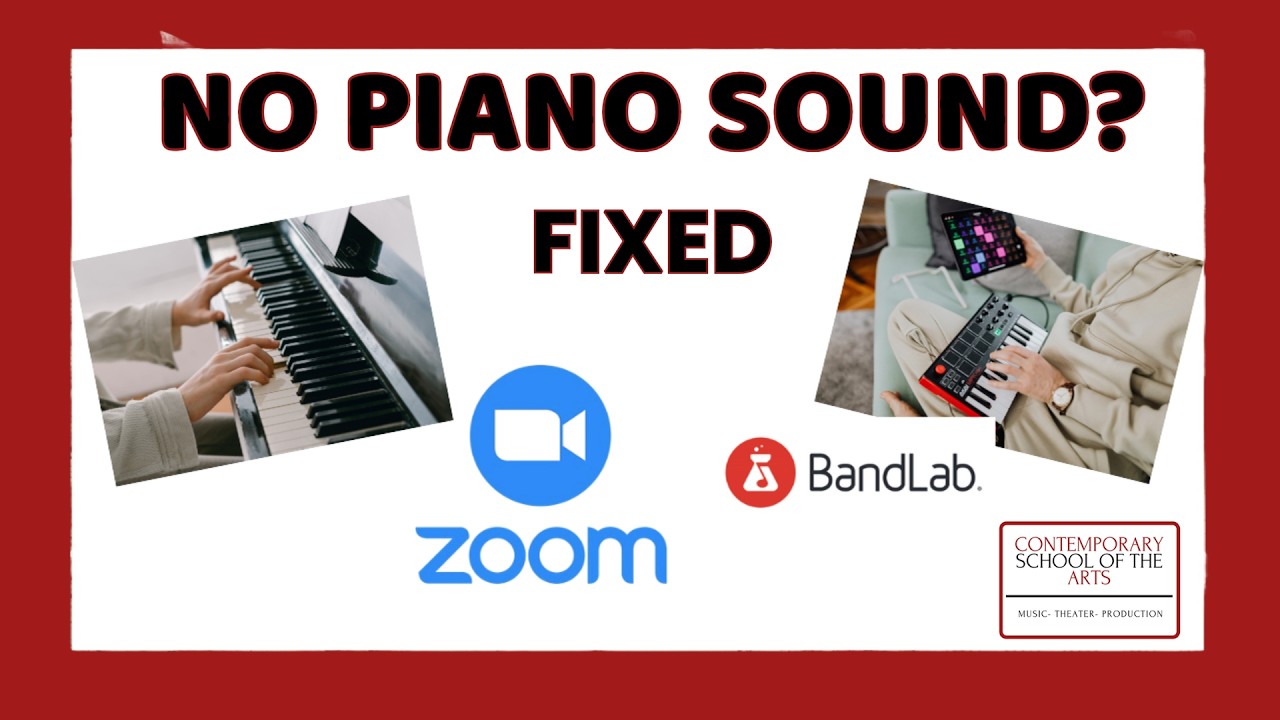 Play Piano on Zoom | Share Audio Easily
