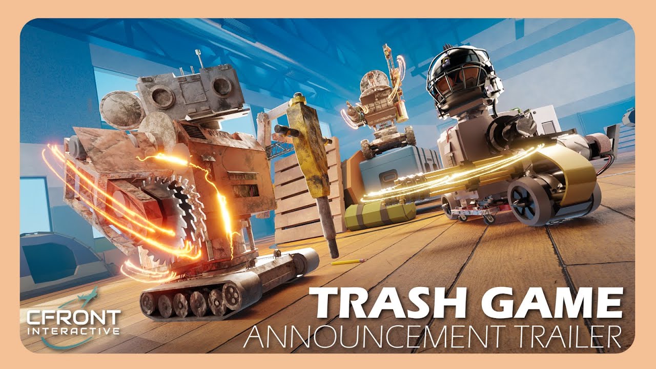 TRASH GAME ANNOUNCEMENT TRAILER - CFront Interactive Project 3 Reveal