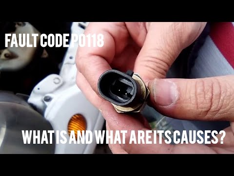 What is fault code p0118 and what are its causes?